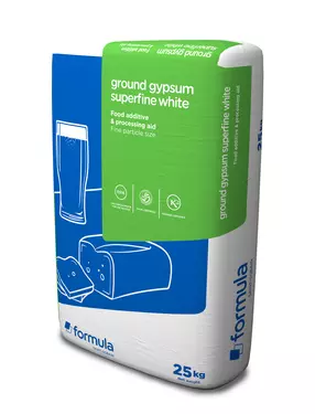 GROUND GYPSUM SUPERFINE WHITE | Formula